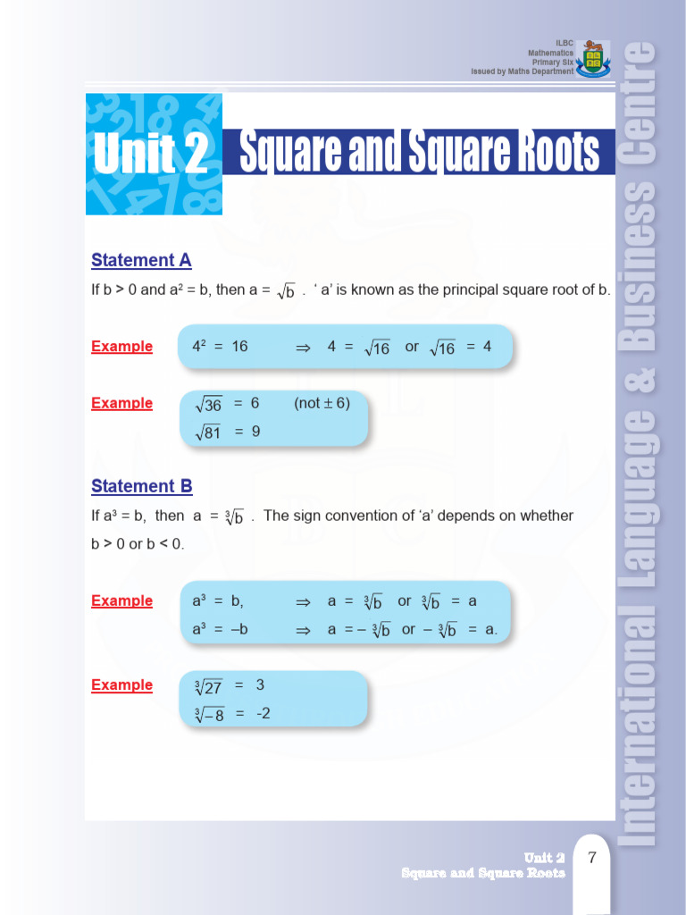 P6 Maths CB Unit 2 | PDF