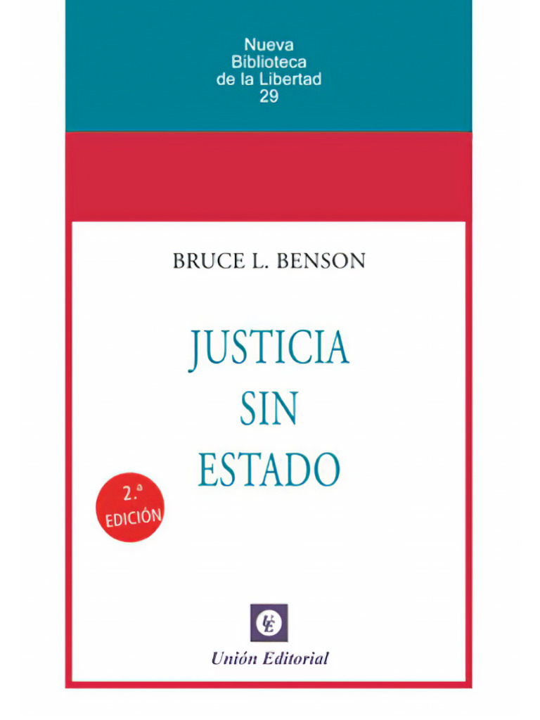 Justicia Sin Estado Bruce Benson | PDF