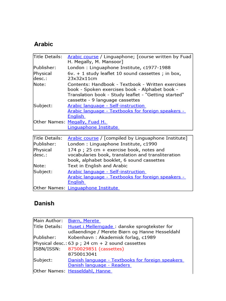 Language Books | PDF