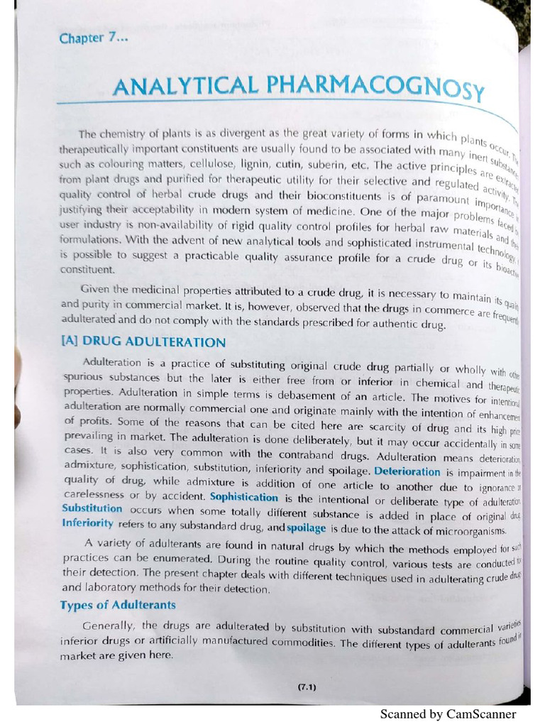 Pharmacognosy by C.K. Kokate and a.P Purohit (1)_1 | PDF