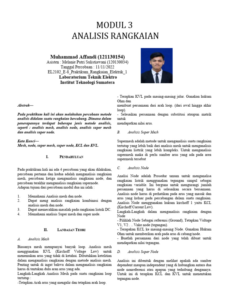 E-8 - 2 - Muhammad Affandi - 121130154 - EL2102 - Melanie Putri ...