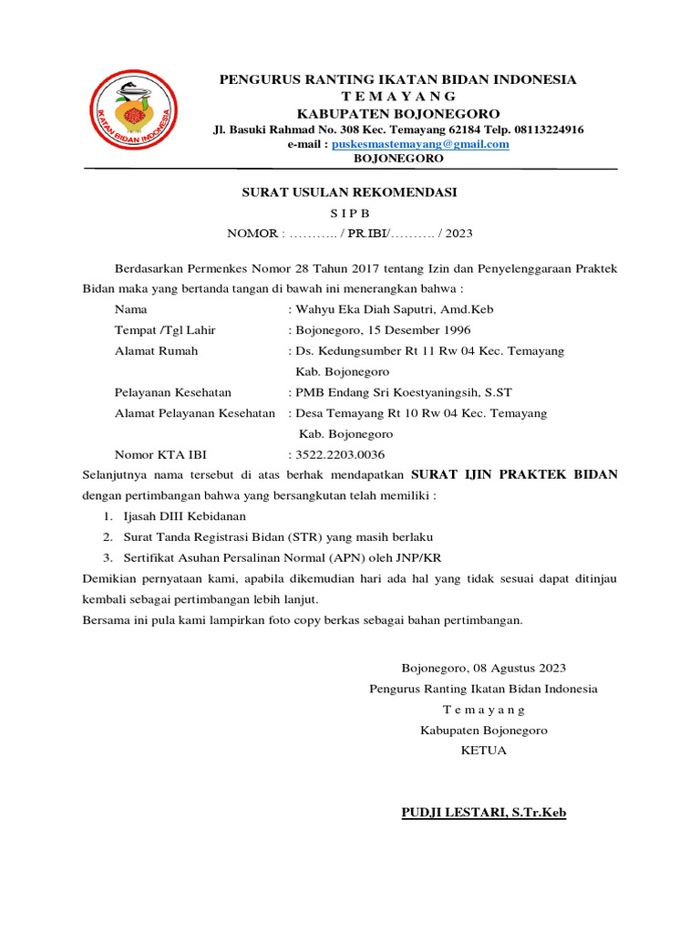 10 Contoh Surat | PDF