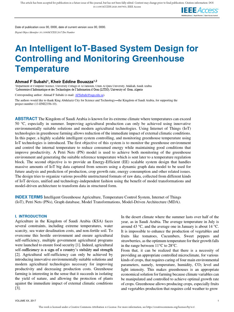 An Intelligent IoT-Based System Design For Control | PDF An Intelligent IoT-Based System Design For Control | PDF