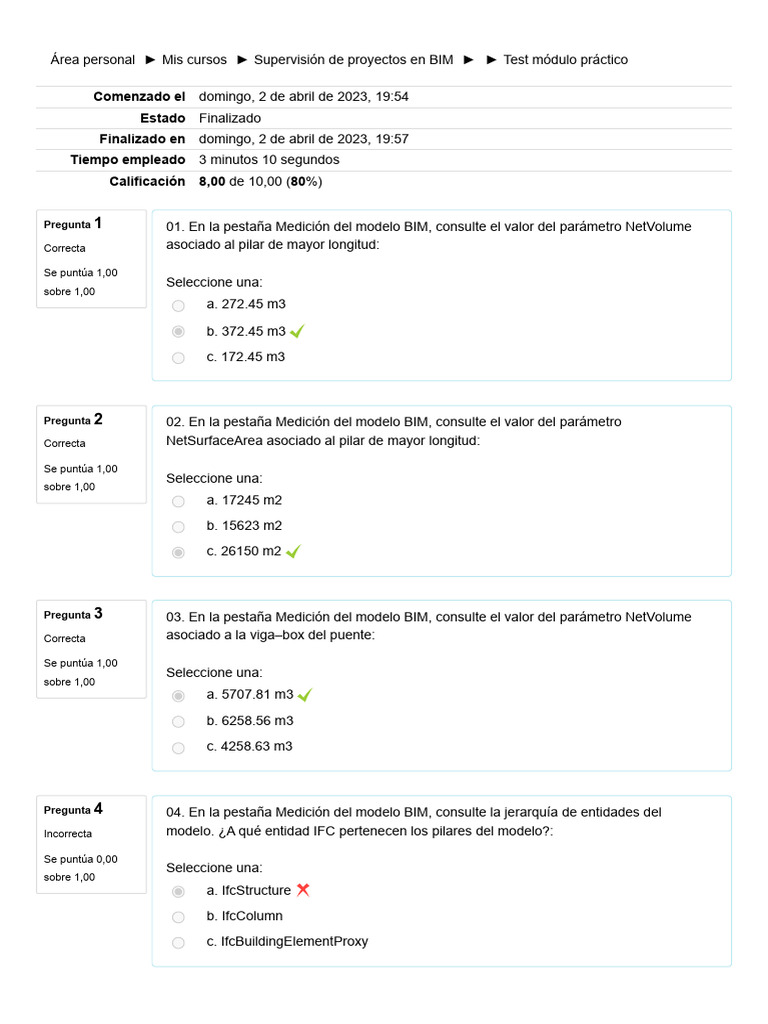 Test Módulo Práctico | PDF
