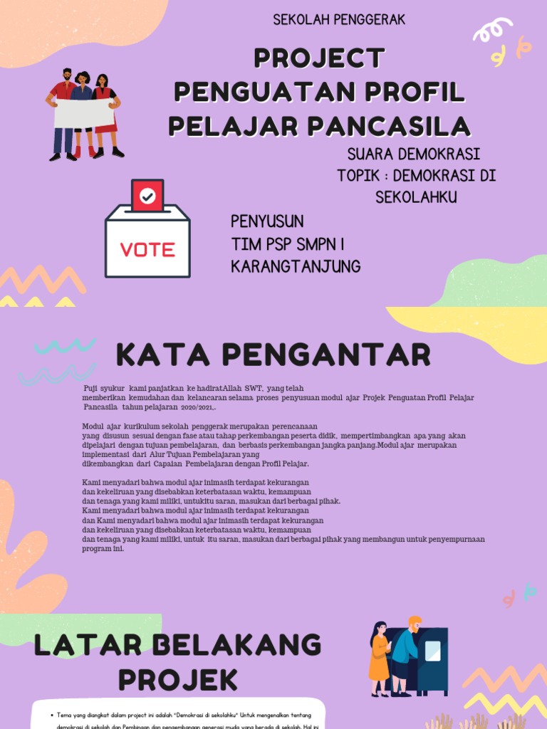 Modul Projek Suara Demokrasi | PDF