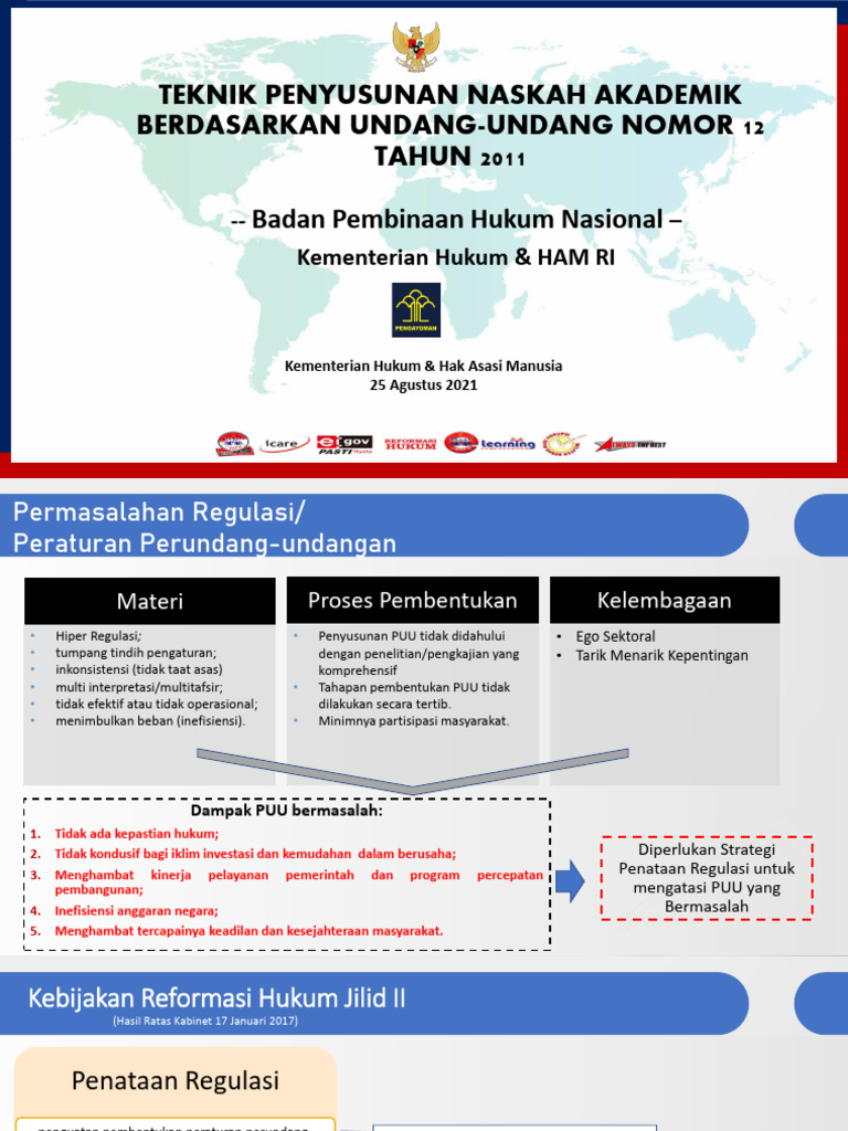 Materi - 236 - 6. Teknik Penyusunan Naskah Akademik | PDF