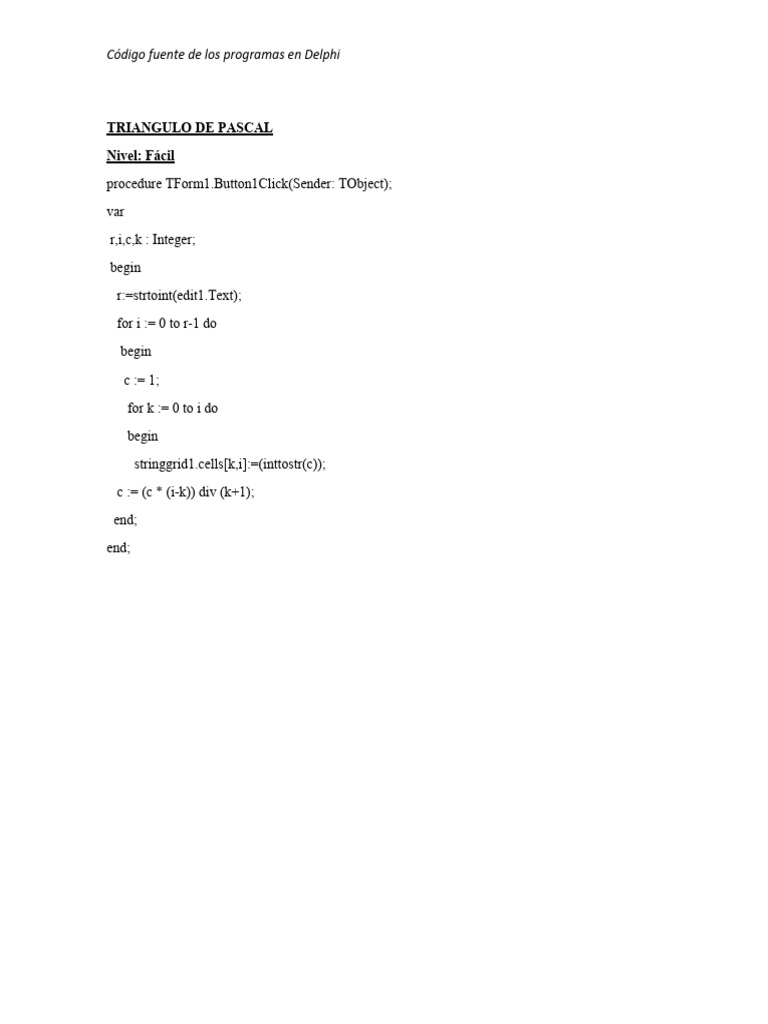 Código Fuente de Los Ejercicios | PDF