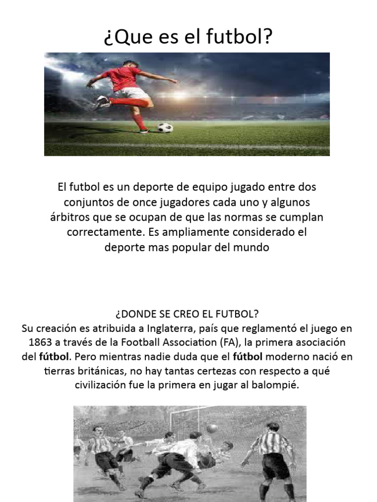 Que es el futbol | PDF