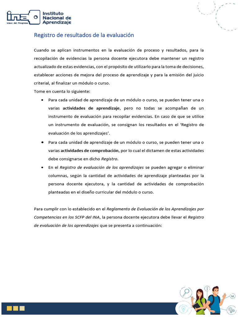 R14 Registro de Resultados de La Evaluacion | PDF