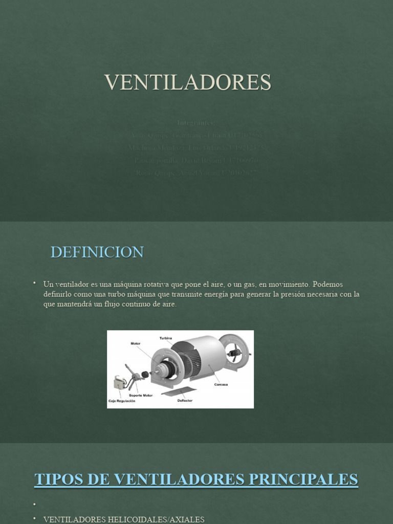 VENTILADORES | PDF
