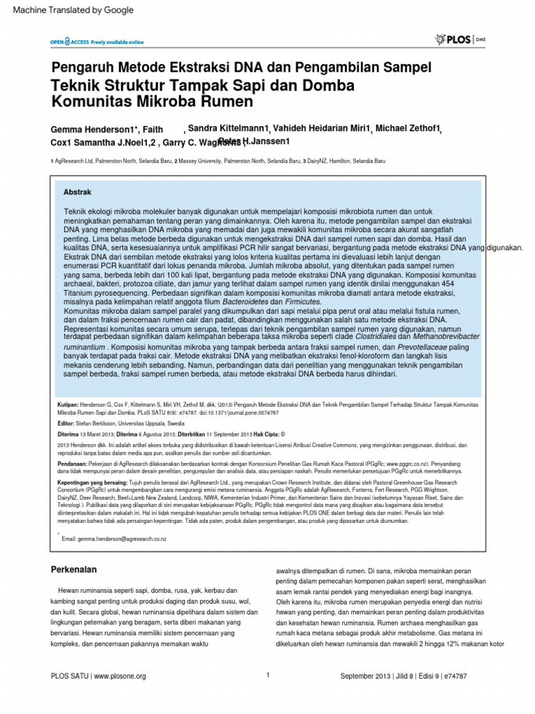 Jurin Mikroba Rumen | PDF