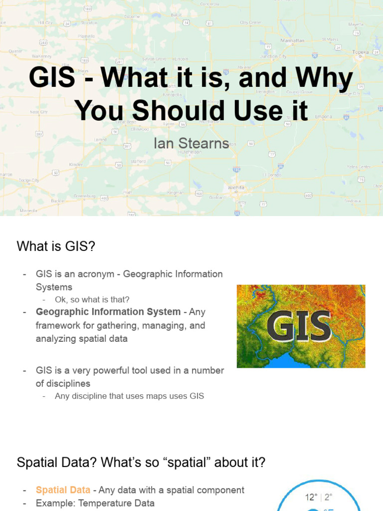 GIS Presentation | PDF | Geographic Information System | Earth Sciences