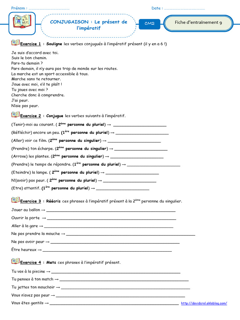Fiche-9-le-present-de-l-imperatif_facile-1 | PDF