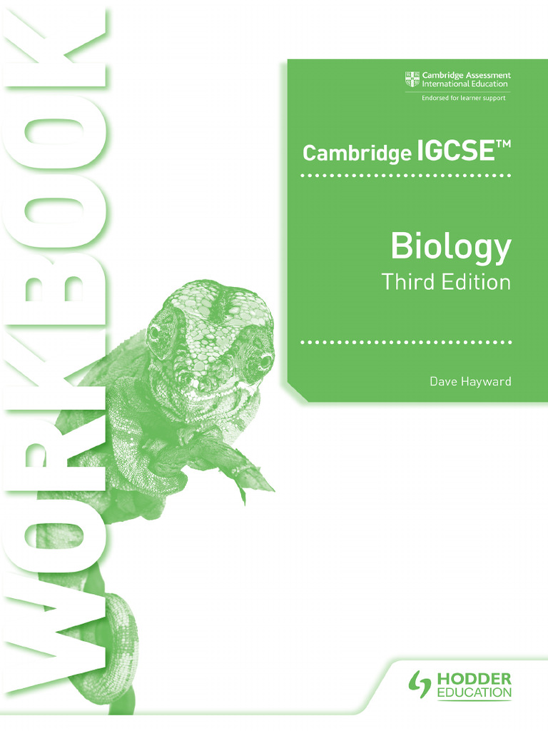 Cambridge IGCSE™ Biology Workbook 3rd Edition (Dave Hayward) | PDF