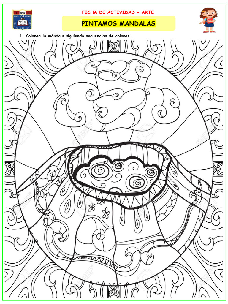 Ficha-Viern-Arte-Pintamos Mandalas-Jezabel Camargo Único Contacto 978 ... Ficha-Viern-Arte-Pintamos Mandalas-Jezabel Camargo Único Contacto 978 ...