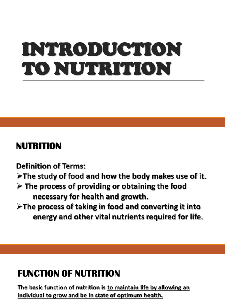 INTRODUCTION-TO-NUTRITION-week-12 | PDF