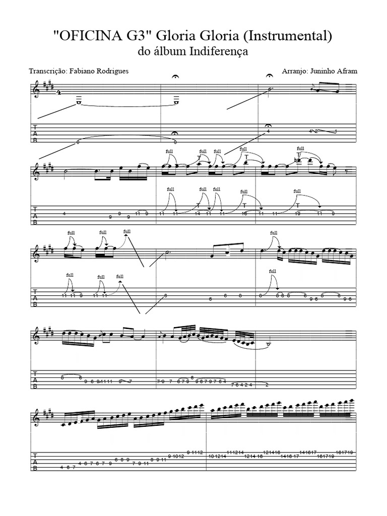Juninho Afram - Gloria | PDF