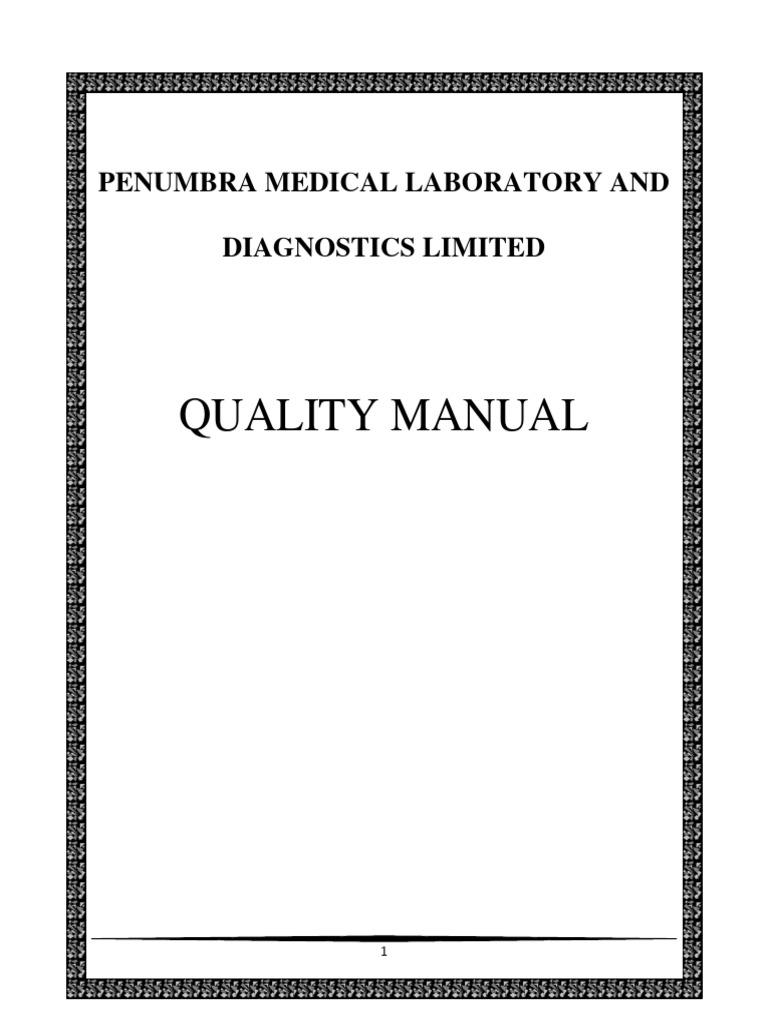 Quality Manual | PDF
