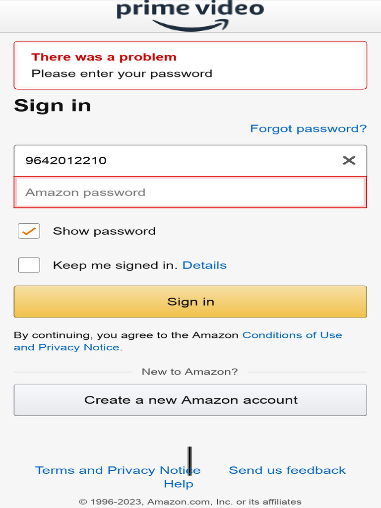 Amazon Sign-In | PDF