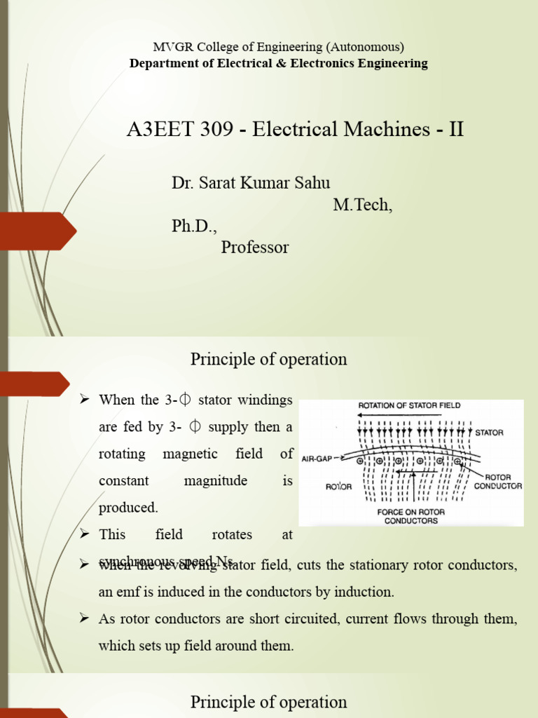 Electrical Machines for Engineering Students | PDF