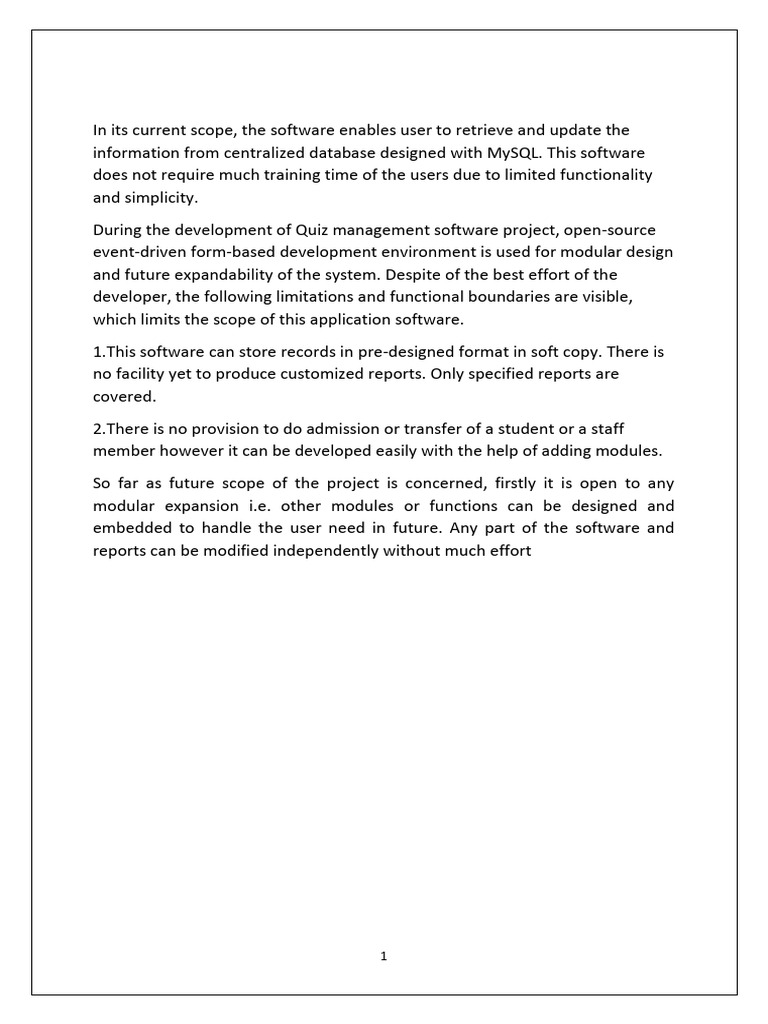 Computer Project Class 12 | PDF