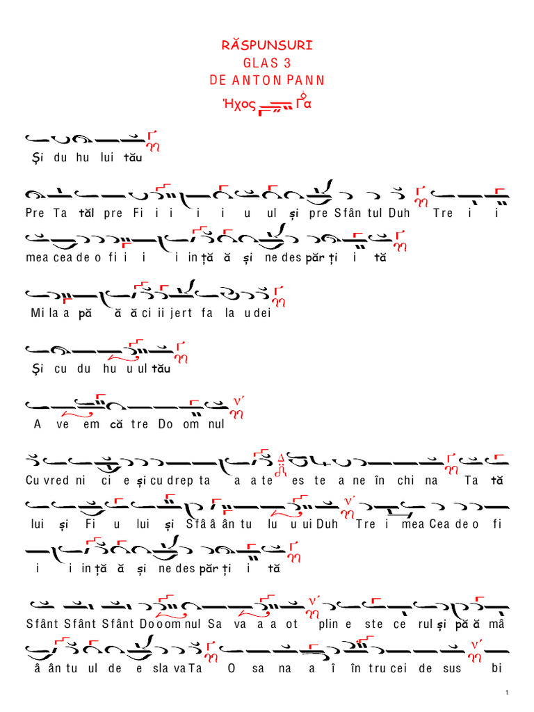 Raspunsuri Anton Pann Glas 3 | PDF
