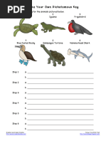 Dichotomous Key Practice Worksheets | PDF | Foreign Language Studies