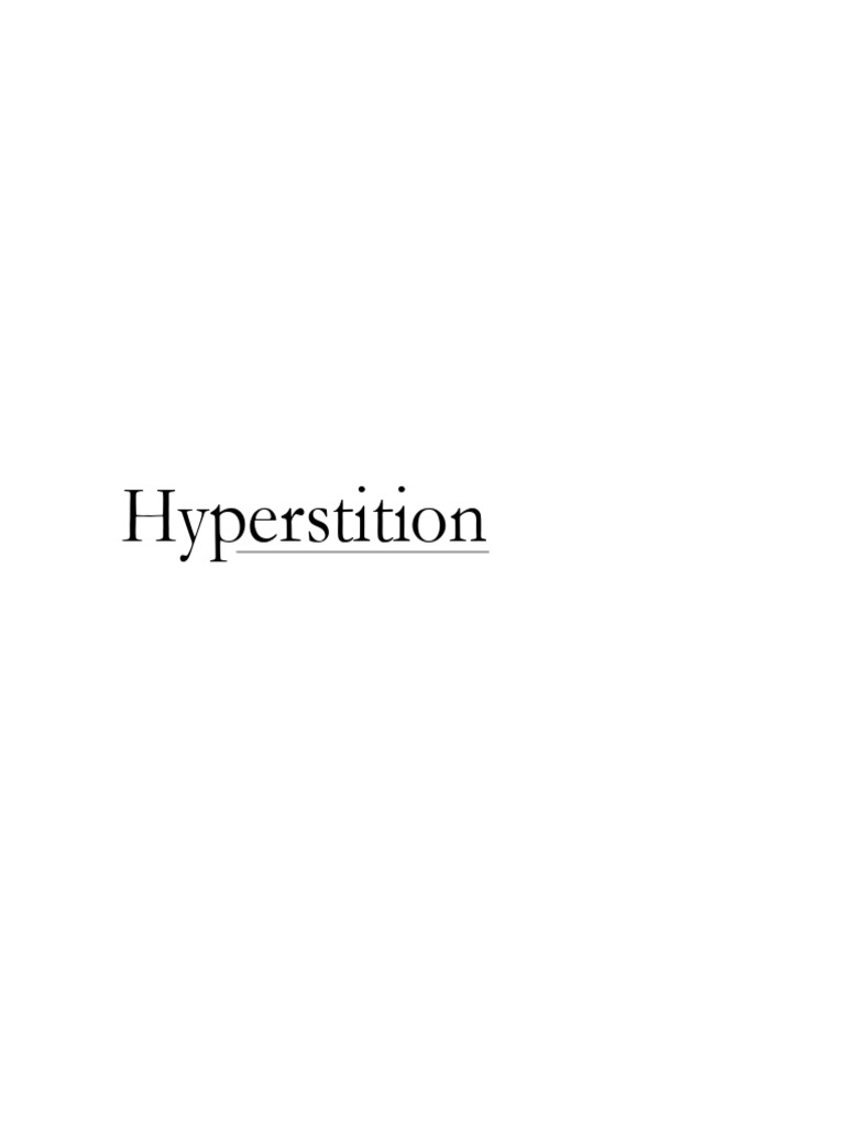 Hyperstition | PDF
