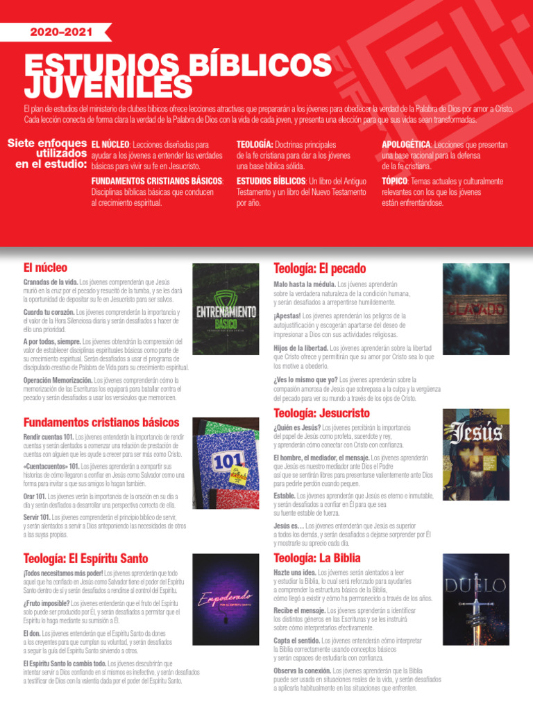 Estudio Biblico para Jovenes 2021 | PDF