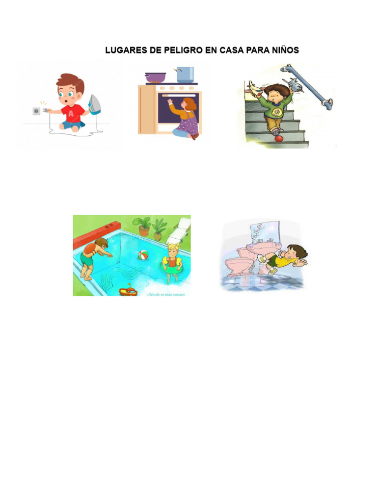Lugares de Peligro en Casa para Niños | PDF
