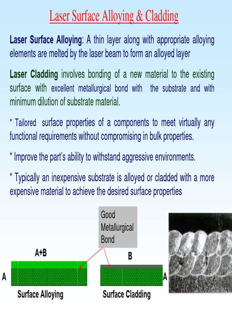 Laser Assisted Surface Engineering - Part-II | PDF | Alloy | Physical ...