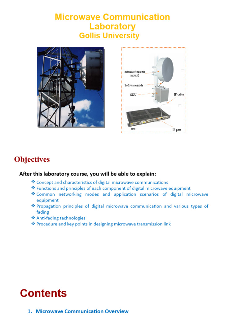 Manual Microwave Communication | PDF