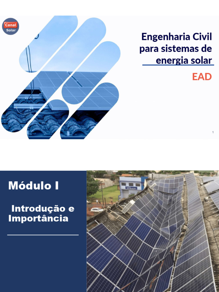 Apostila Engenharia Civil Para Sistemas De Energia Solar Modulo 1 Pdf