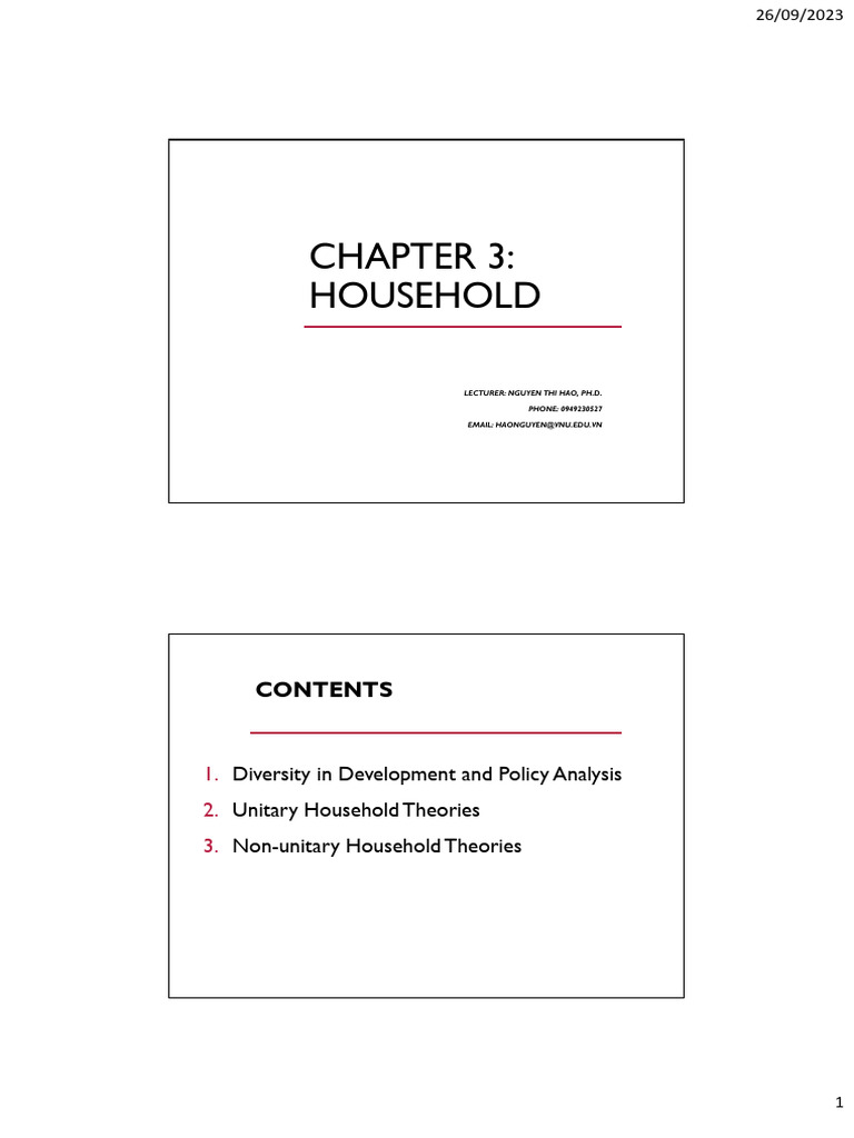 Chapter 3. Part 1 | PDF | Labour Economics | Consumption (Economics)