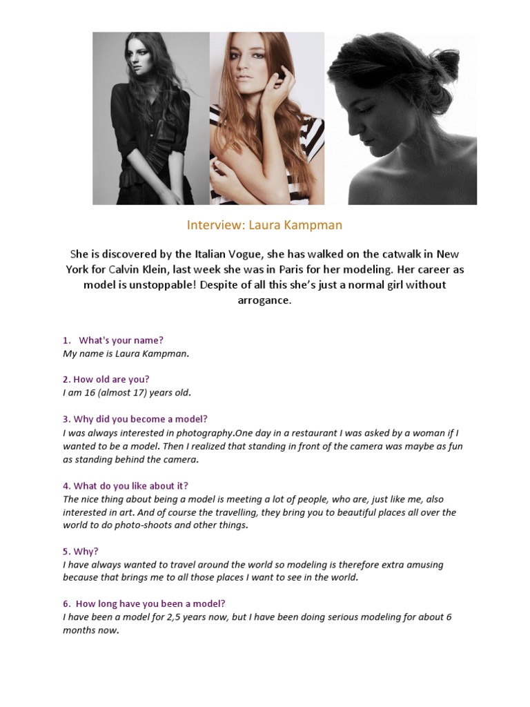 Interview Met Laura CKV 2 | PDF | Leisure