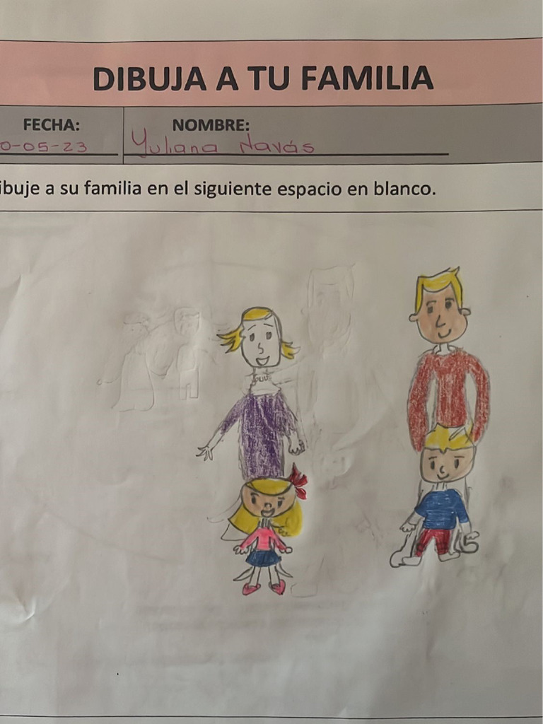 Dibuja Tu Familia | PDF