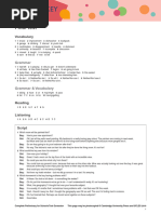 B2 First for Schools Test 4 Answers | PDF | Verb | Adjective