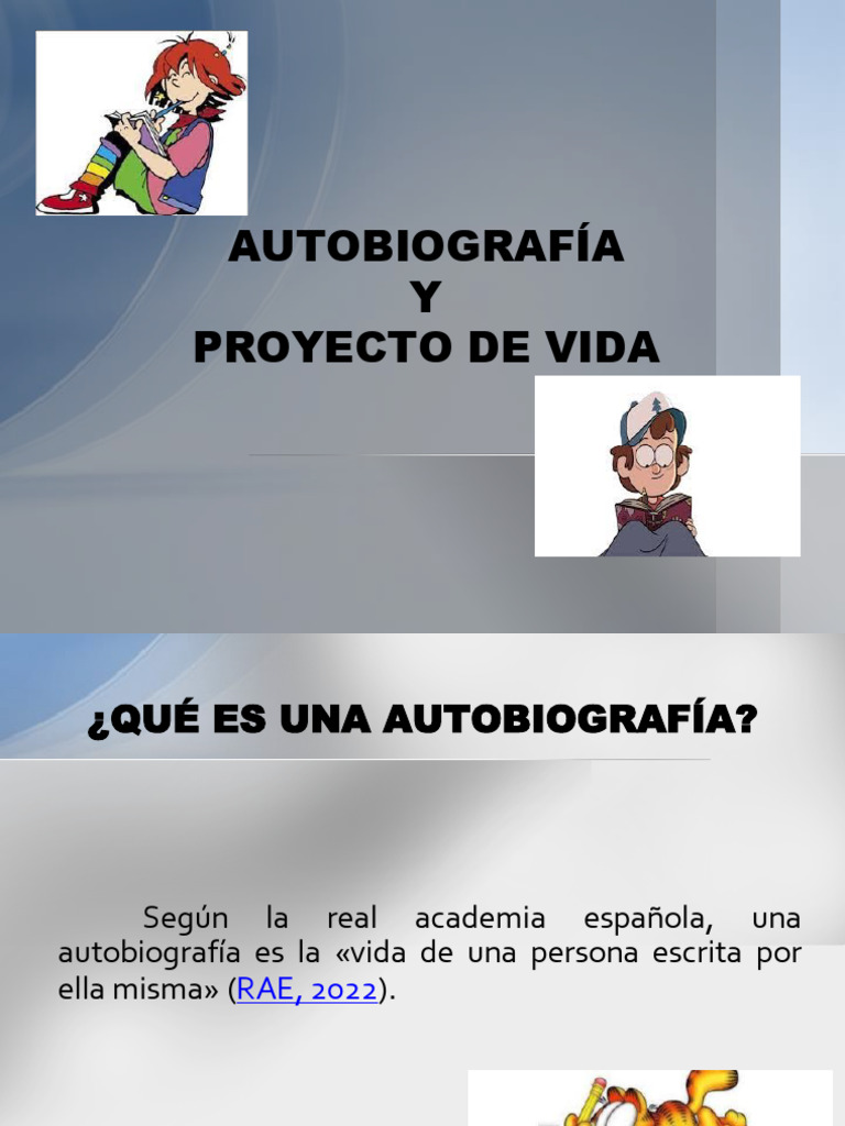 AUTOBIOGRAFÍA y PROYECTO DE VIDA | PDF