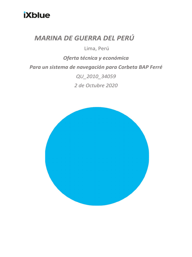 Proforma Ixblue | PDF