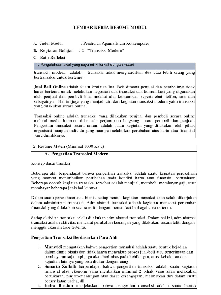 Resum Modul 10 KB 2 | PDF