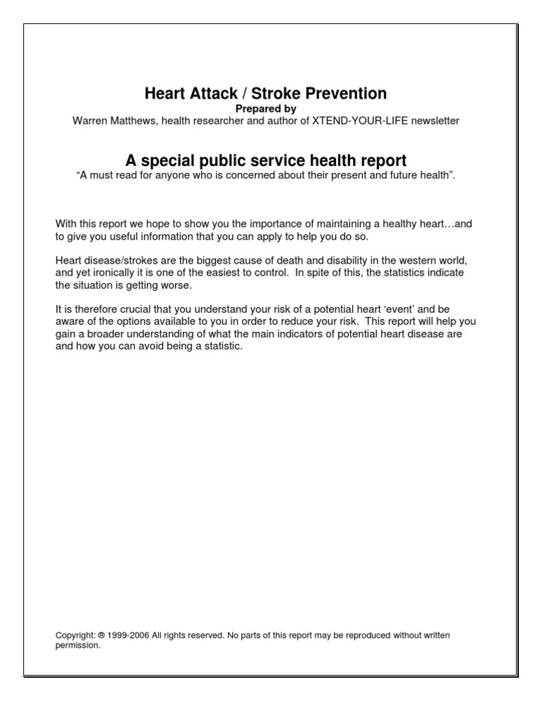 Heart Health | PDF | Cholesterol | Statin