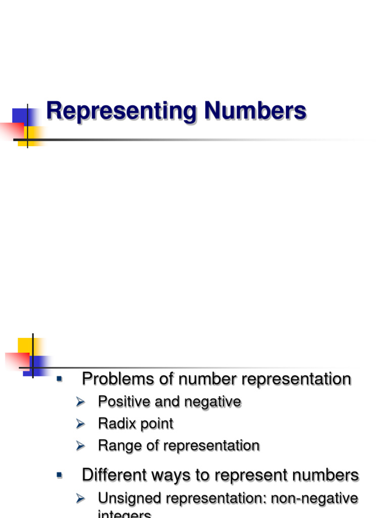 Data Representation | PDF | Integer (Computer Science) | Numbers Data Representation | PDF | Integer (Computer Science) | Numbers