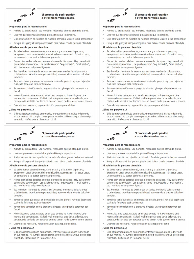 Pasos para Perdonar | PDF Pasos para Perdonar | PDF