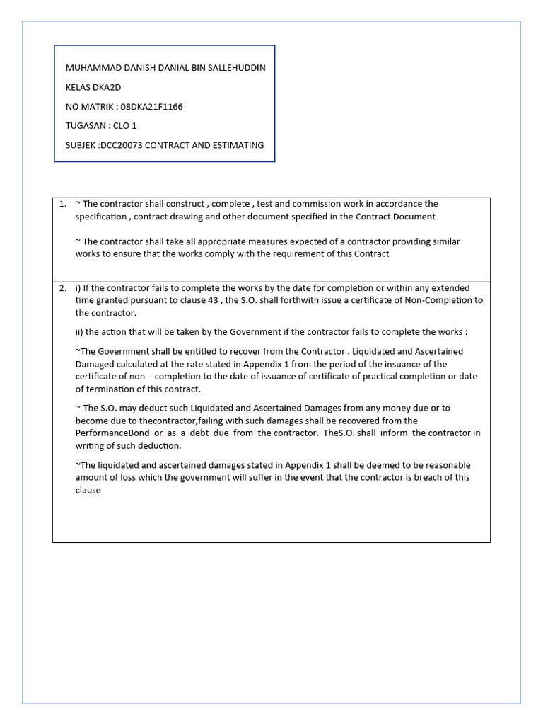 Clo 1 by Danish ( f1166 ) | PDF