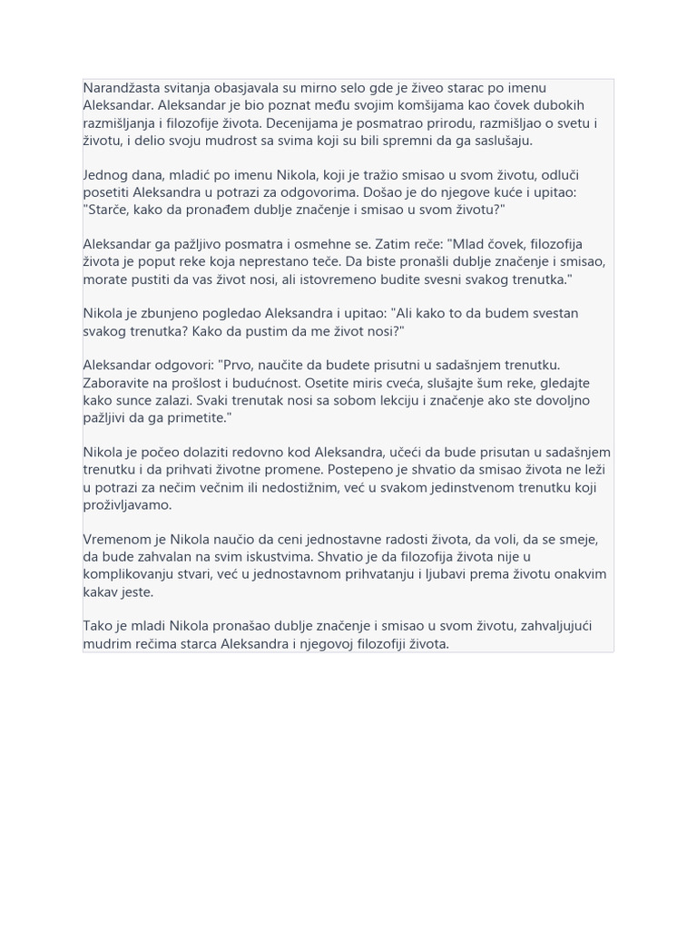 Sve Je Laž Osim Smrti | PDF