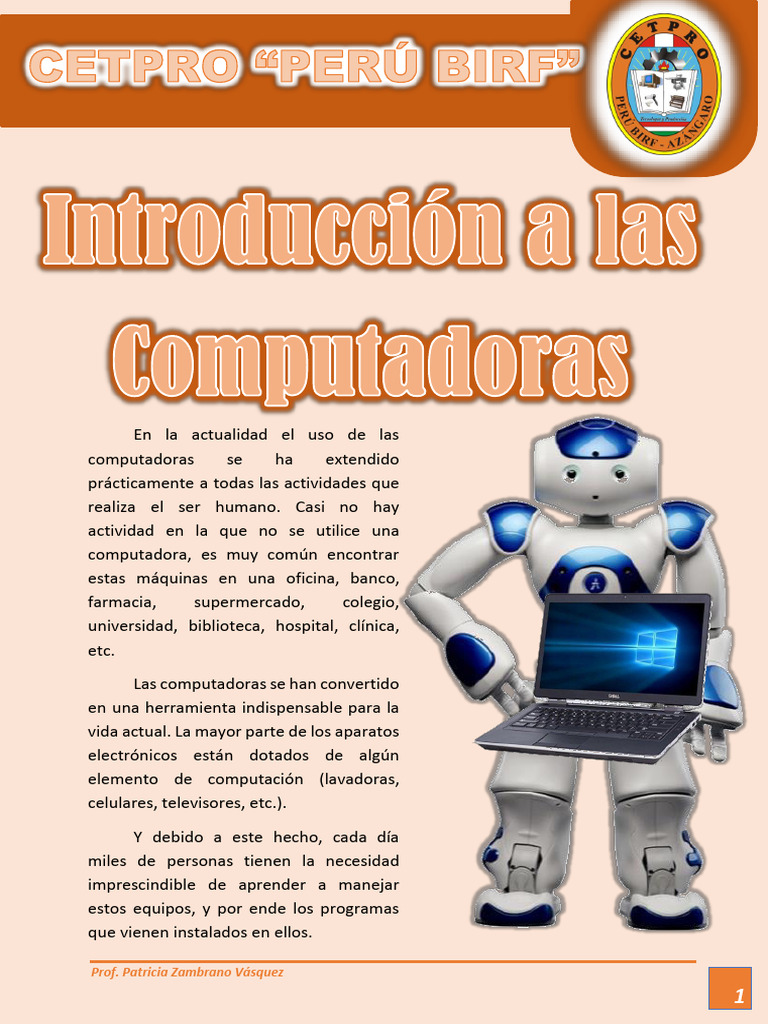 Manual Introduccion A Las Computadoras 2023 | PDF