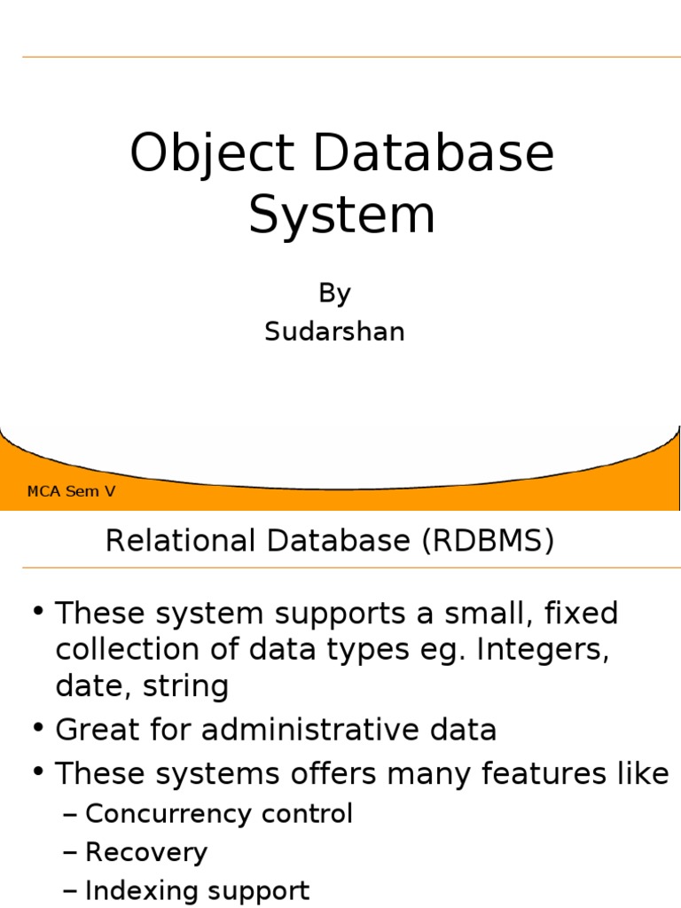 Object Database System Part1 | PDF | Databases | Method (Computer ...