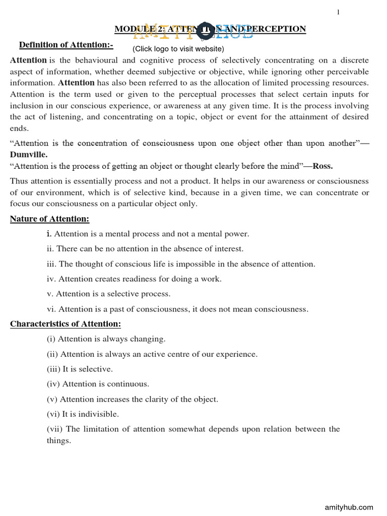 Cognitive Module 2 | Download Free PDF | Cognitive Neuroscience ...