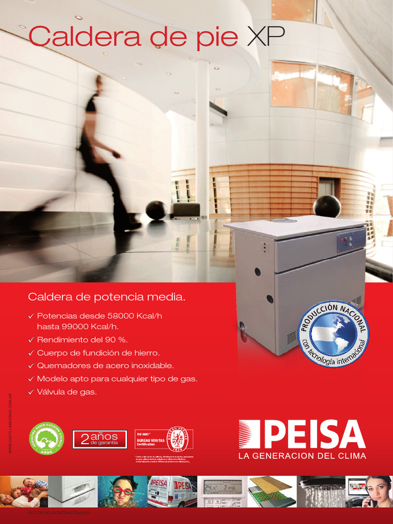 PEISA XP Caldera | PDF | Bienes manufacturados | Materiales