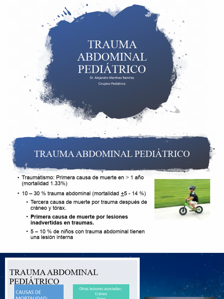 Trauma Abdominal Pediátrico | PDF